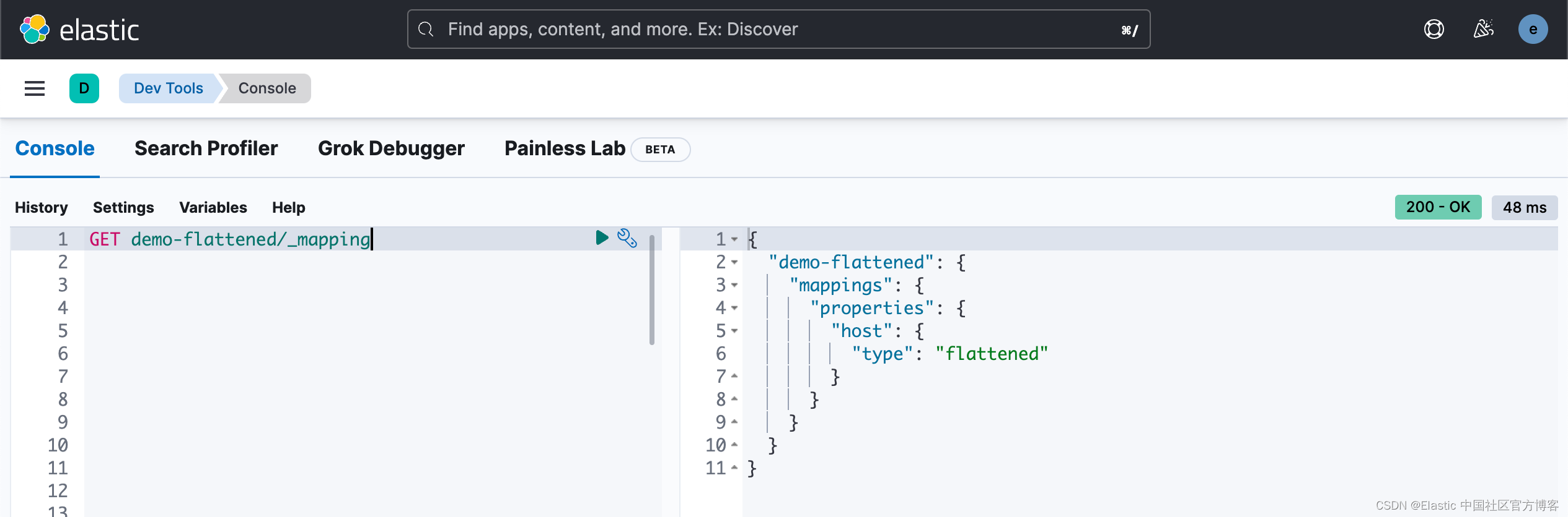 Elasticsearch：Flattened 数据类型映射_elasticsearch flattened-CSDN博客