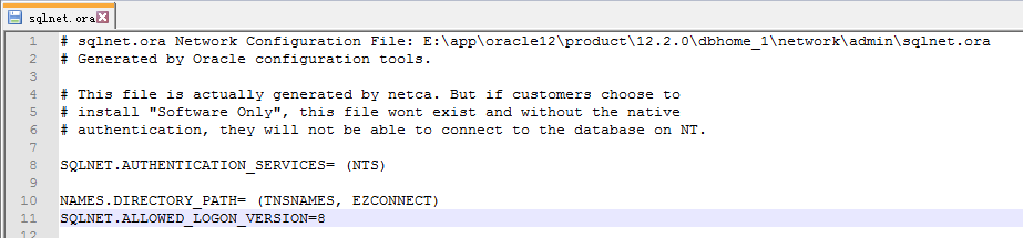 java ora 28040_java程序连接oracle12c报：java.sql.SQLException: ORA-28040: 没有匹配的验证协议。...-CSDN博客