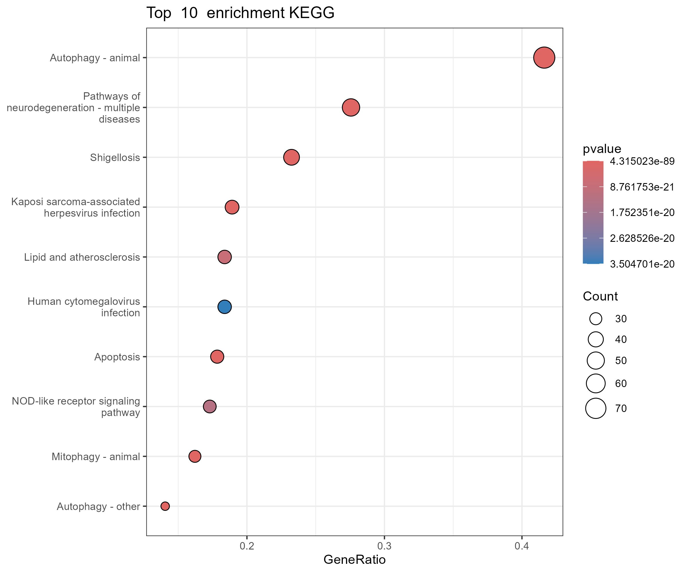 差异分析结果的各种通路富集分析和可视化作图_kegg 自噬属于什么通路-CSDN博客