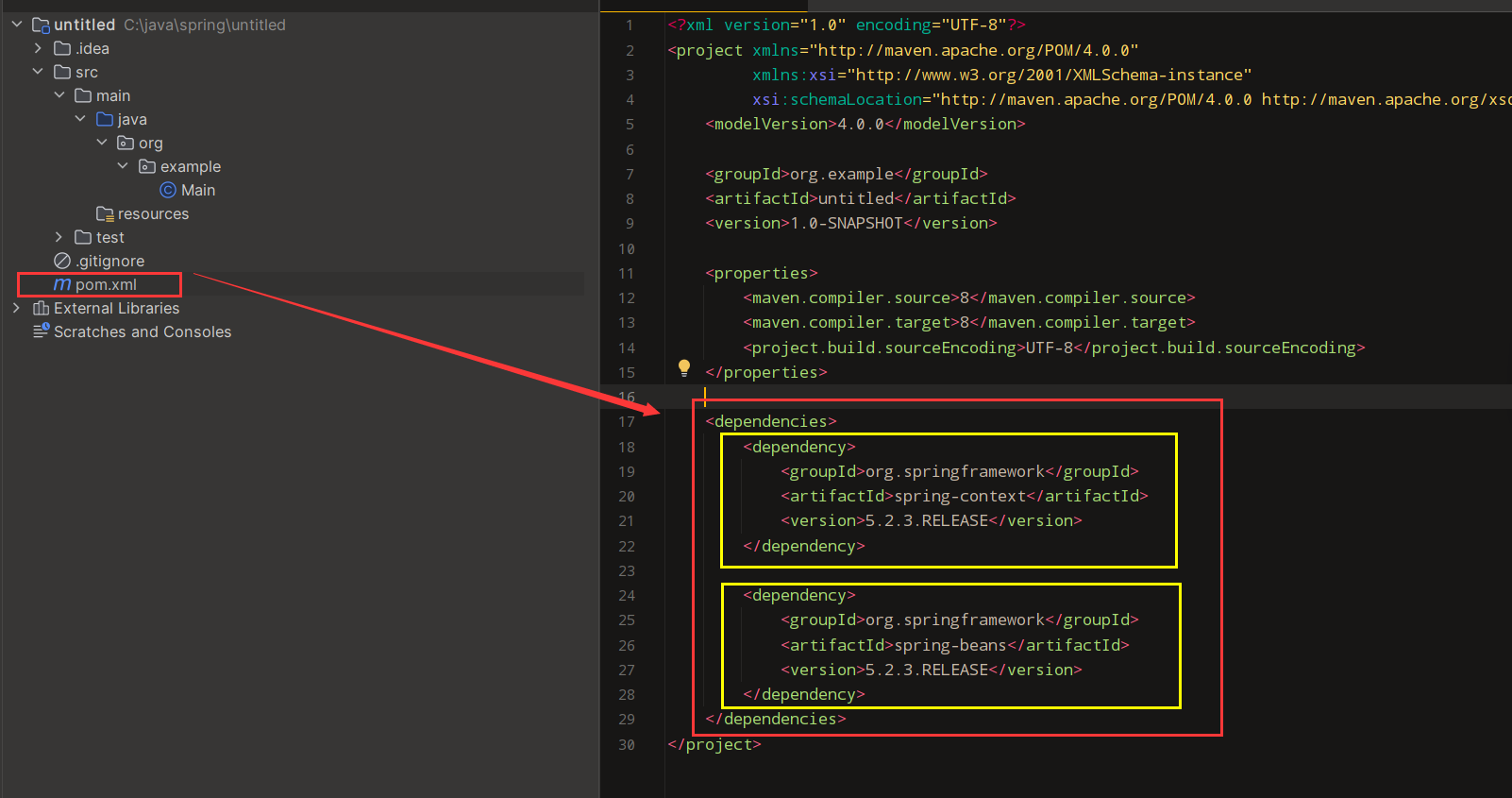 Spring框架学习 -- 创建与使用_如何向maven项目添加spring框架-CSDN博客