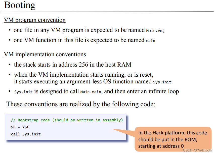 Java VMTranslator Part II_vm翻译器,将.vm翻译成.asm代码-CSDN博客