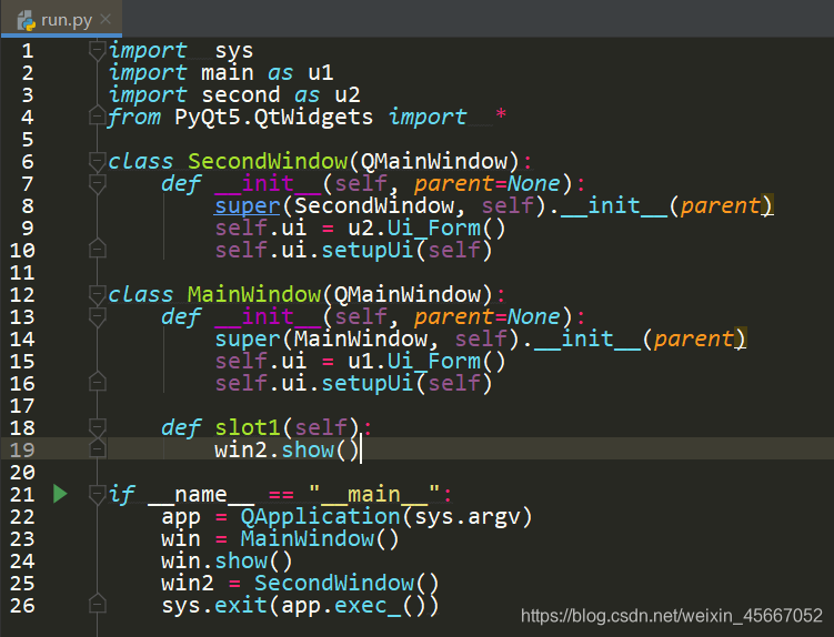 PyQt5 + qtdesigner 多窗口设计/多页面显示_qtdesigner设计多窗口-CSDN博客
