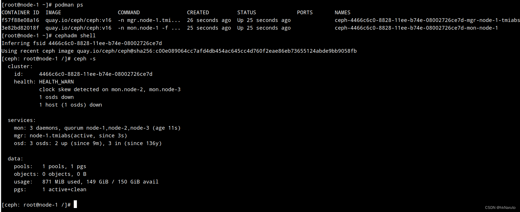 openEuler 22.03 LTS x86_64 cephadm 部署ceph16.2.14【3】添加osd失败 Created no ...