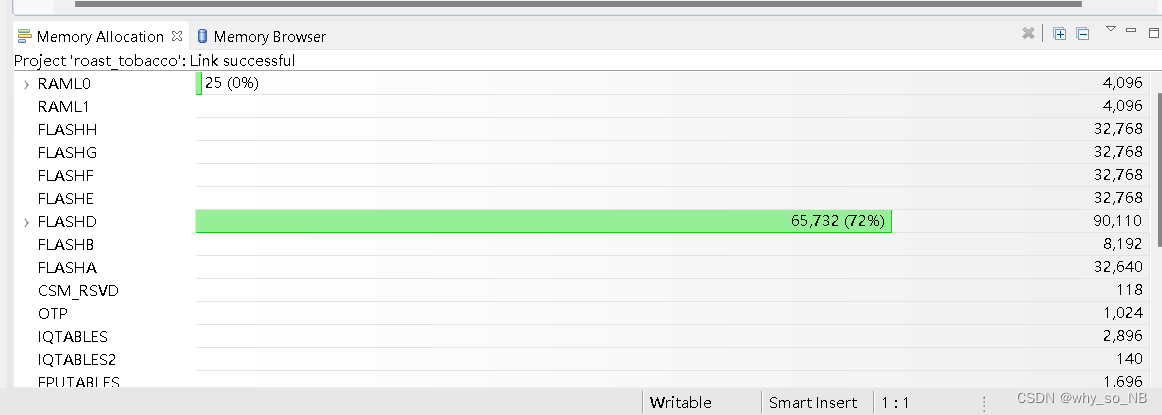 CCS6.0 FLASH分区扩容_ccs查看内存占用情况-CSDN博客