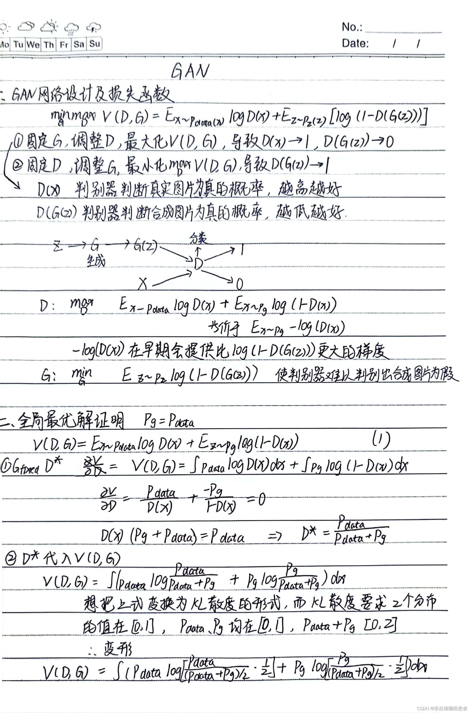 GAN-＞WGAN-CSDN博客