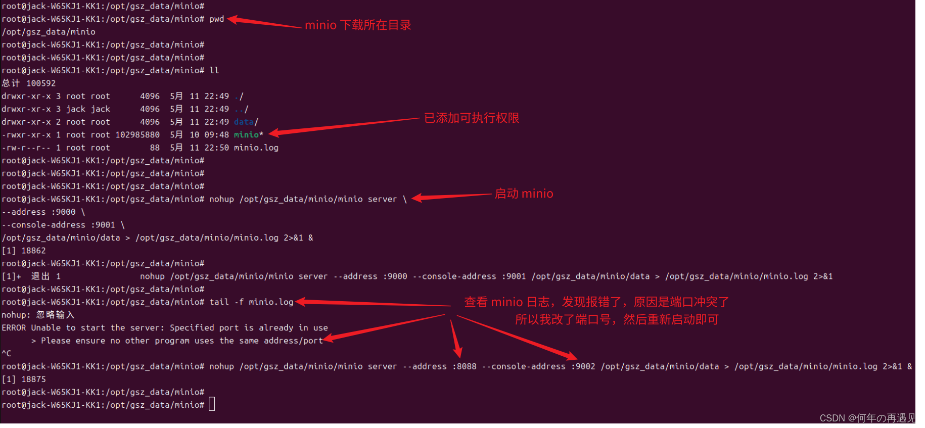 Linux(Ubuntu24.04) 安装 MinIO_ubuntu24.04安装minio-CSDN博客