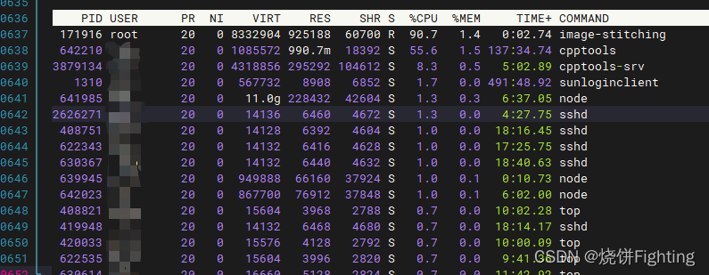 Ubuntu中top命令信息解释_ubuntu top命令详解-CSDN博客