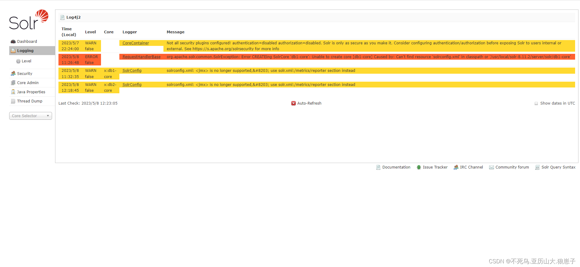 Solr（5）：Solr控制台说明-主面板-CSDN博客