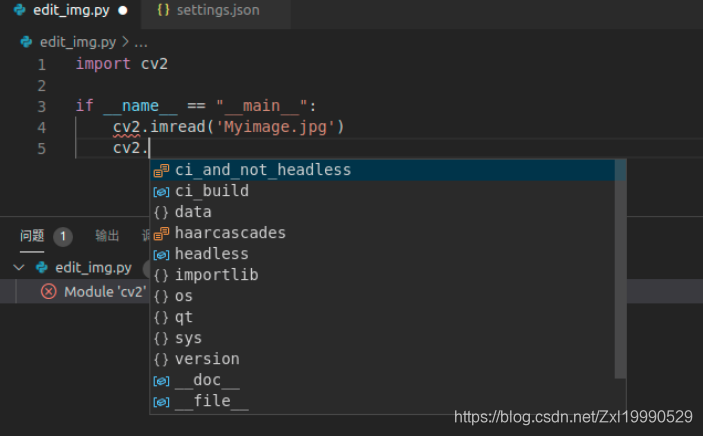解决vscode下cv2不能自动补全的问题_vscode opencv-python cv2后没有补全-CSDN博客
