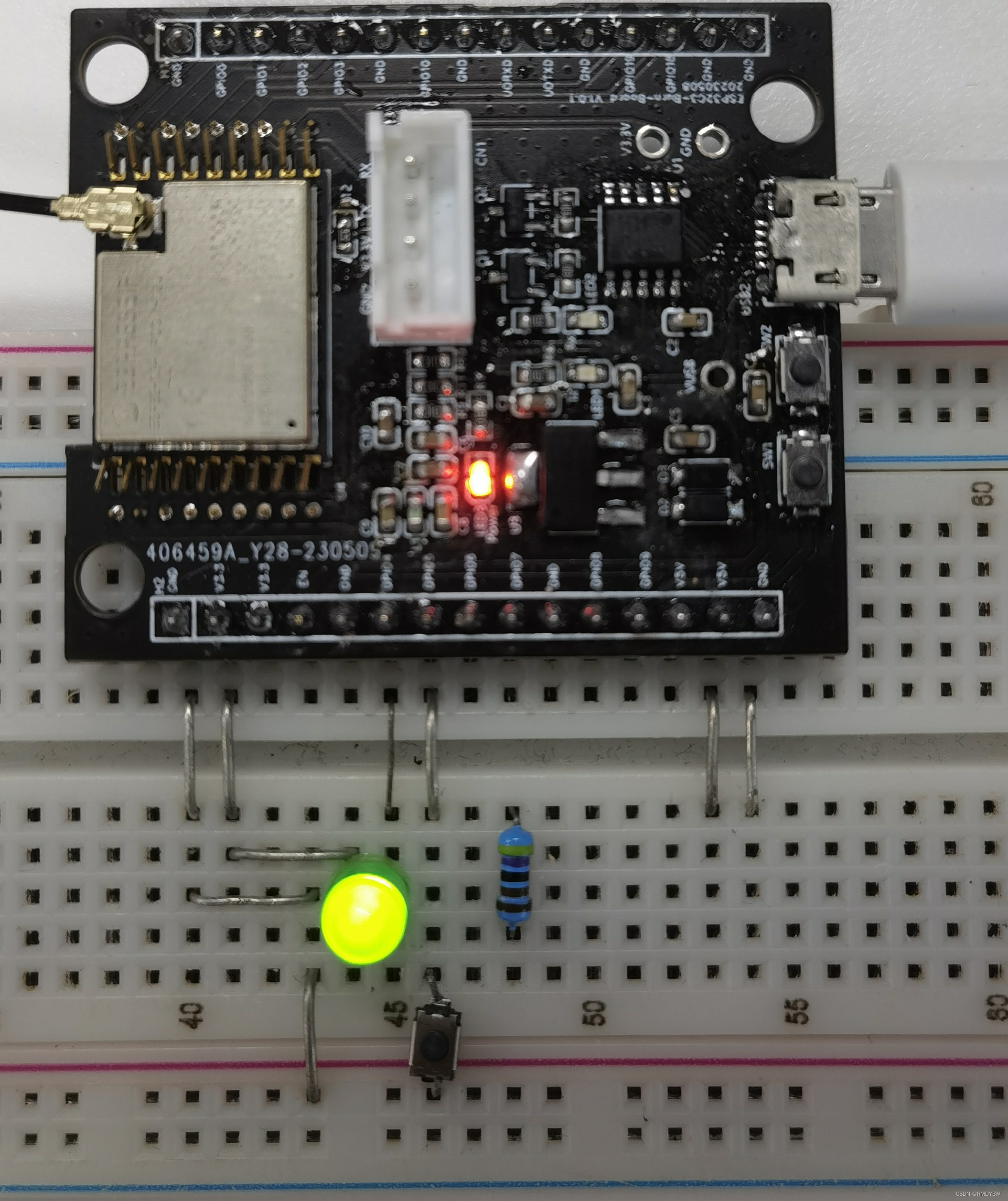 Esp32c3学习and开发之路——(gpio中断按键)控灯micropython Esp32c3 Boot按键实现中断 Csdn博客