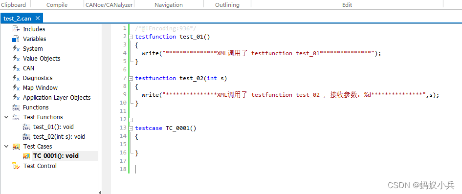 XML调用 CAPL Test Function_caplxml-CSDN博客