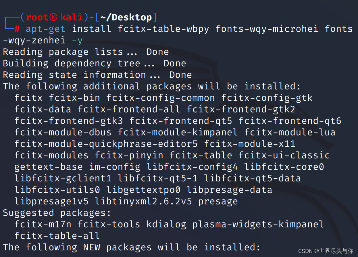 Kali Linux安装与配置小企鹅中文输入法-CSDN博客