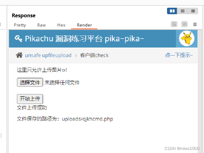 pikachu靶场-Unsafe Upfileupload_打开pikachu平台中的 unsafe upfileupload 客户端check,上传其他格式文-CSDN博客