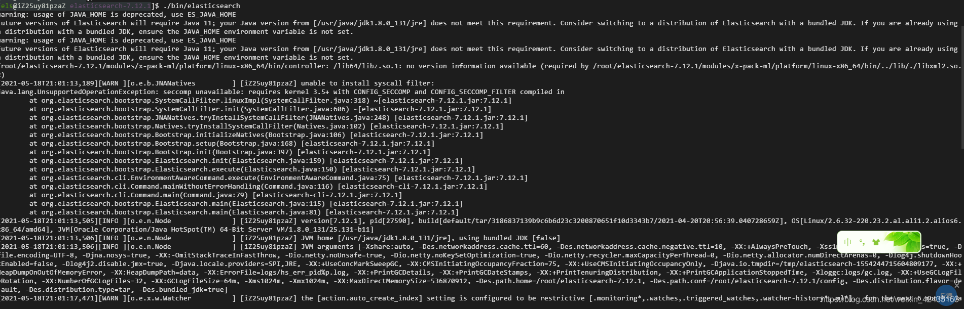 centOS7 安装 ElasticSearch7.12.1 2021年最新版_elasticsearch-7.12.1下载-CSDN博客