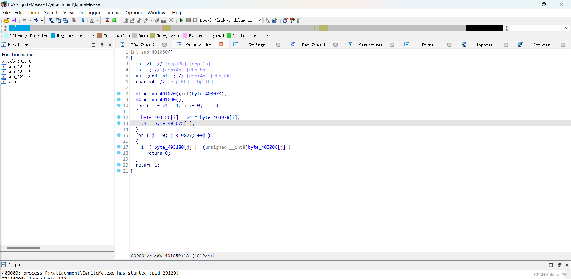 逆向刷题----[FlareOn4]IgniteMe-CSDN博客