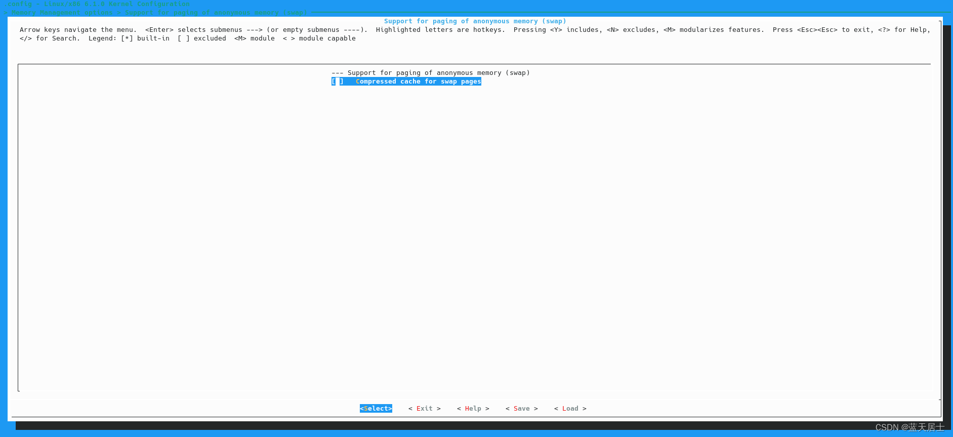 Linux内核中内存管理相关配置项的详细解析1support For Paging Of Anonymous Memory Csdn博客