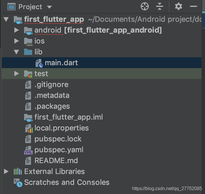 学习Flutter踩过的坑——创建项目后找不到lib/main.dart_使用androidstudio在原生项目创建的flutter 项目 dart entrypoint无-CSDN博客