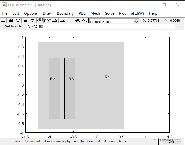 Matlab中PDETool实现磁场模拟与可视化详解,-CSDN博客