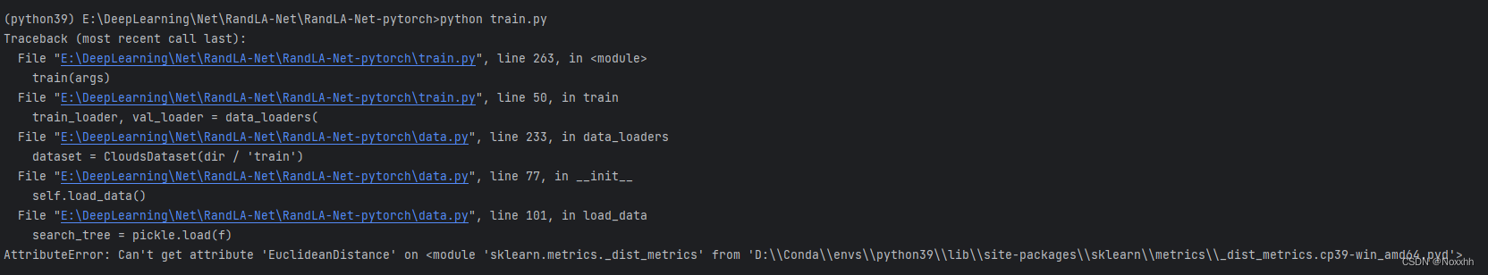 RandLA-Net windows Pytorch实现_randla-net pytorch-CSDN博客