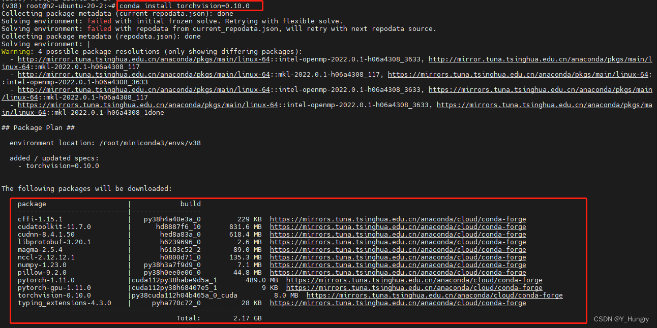 Ubuntu 使用conda安装python虚拟环境并进行yolo-fast训练_ubuntu python conda-CSDN博客