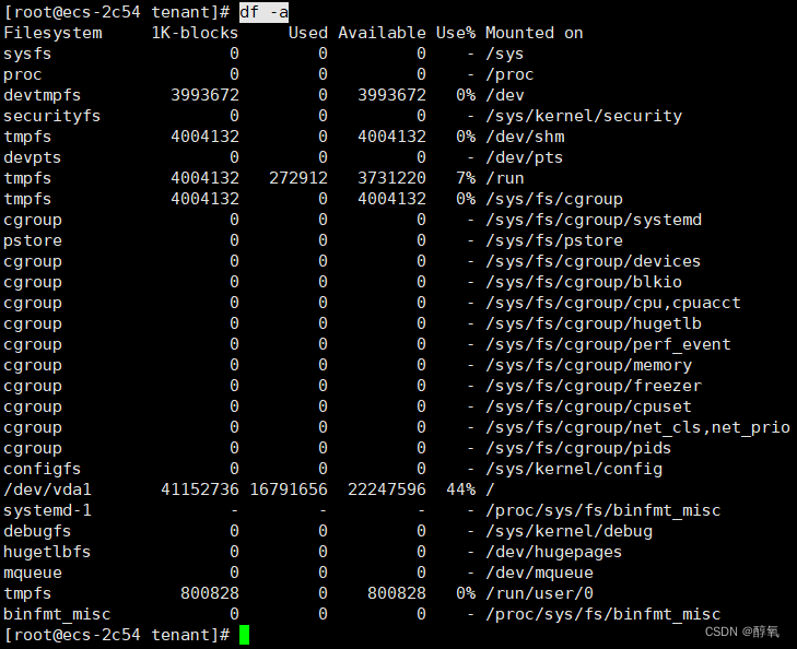 【Linux】 df命令使用_df -t-CSDN博客