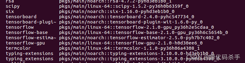 完美解决TensorFlow-gpu报错问题Could not load dynamic library ‘libnvinfer.so.6’ and ‘libcudart.so.11.0 ...
