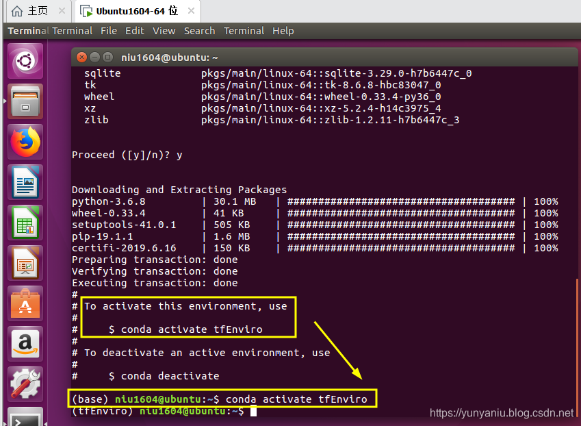 Ubuntu：Ubuntu下安装Anaconda和Tensorflow的简介、安装图文教程之详细攻略_ubuntu安装tensorflow-CSDN博客