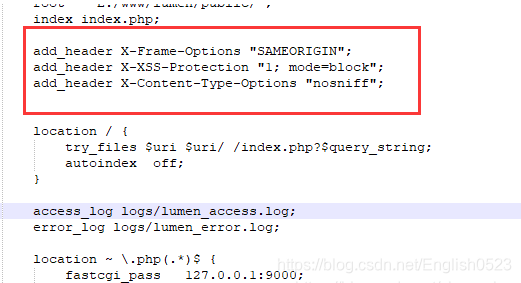 Web服务之NGINX 或者TOMCAT 下的安全头配置_x-xss-protection: 1; mode=block-CSDN博客