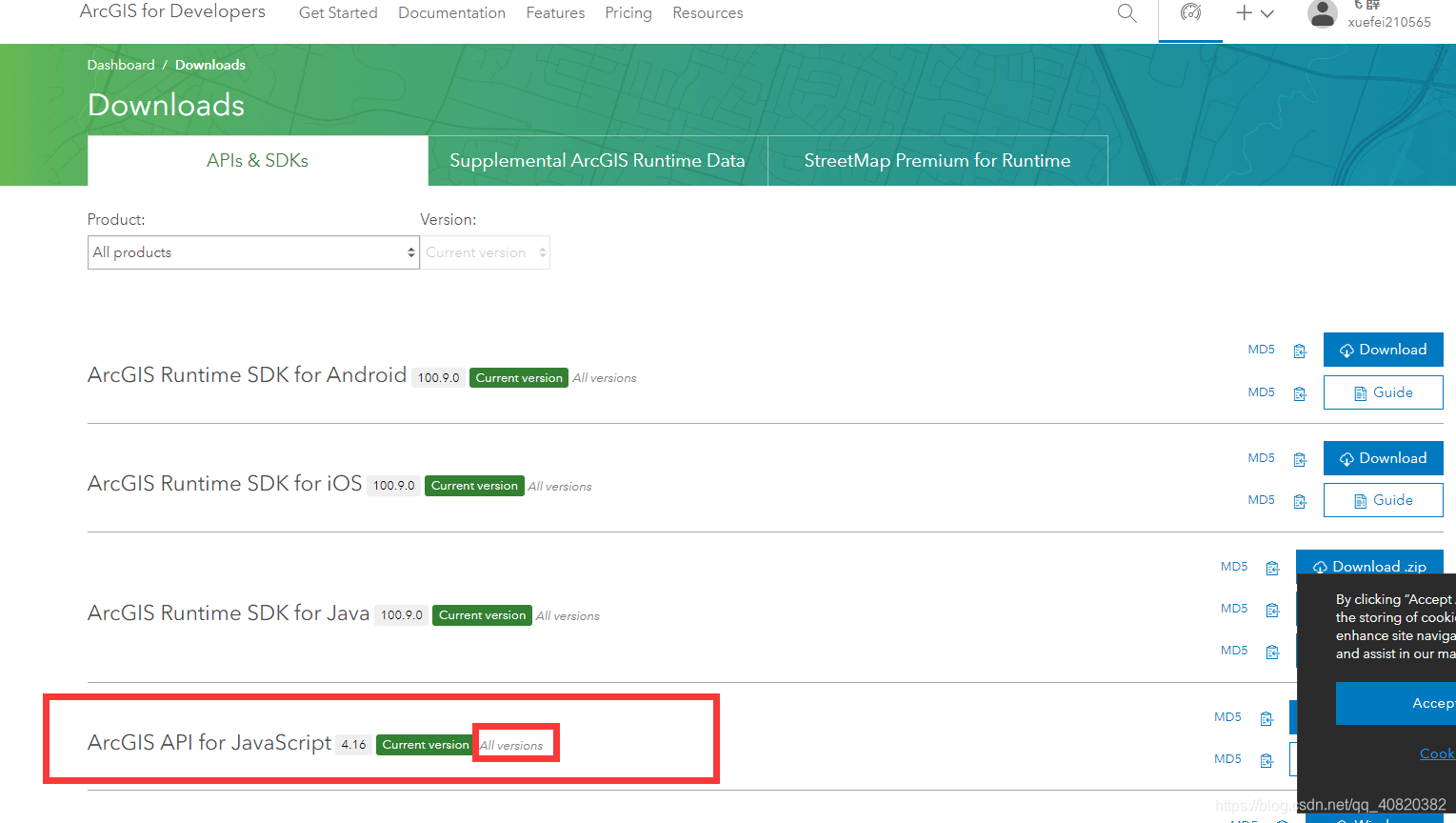 ArcGIS API for JavaScript 各个版本的SDK下载和发布 ，ArcGIS Runtime SDK for Android、ArcGIS Runtime SDK for ...