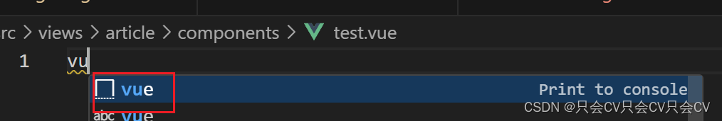 【VSCode】设置 一键生成vue模板 的快捷入口_vue实现可配置快捷入口-CSDN博客