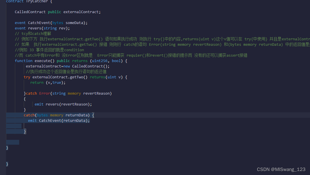 solidity中 try与 catch的使用详情_solidity try-CSDN博客