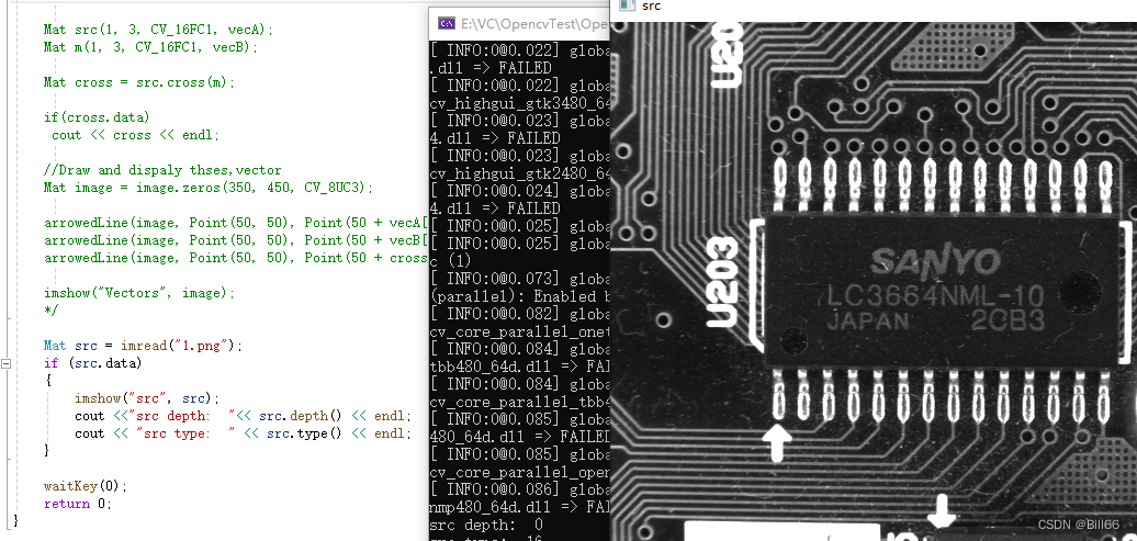 OpenCV Mat实例详解 五_cv::mat::cross-CSDN博客