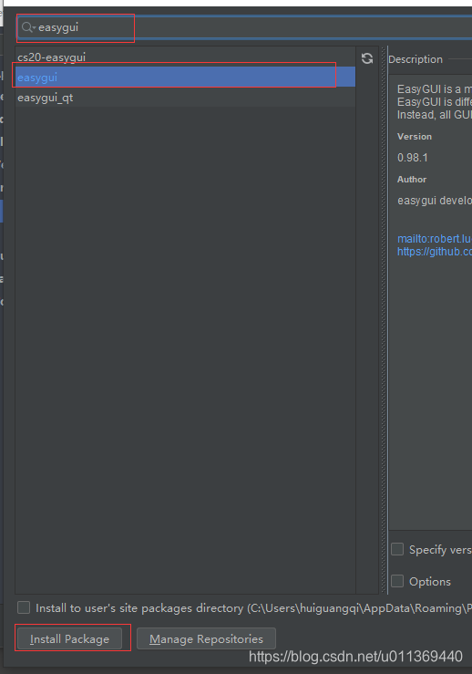 python中使用cmd命令安装easygui，以及pycharm中无法使用的问题。_python idle怎么安装easygui-CSDN博客