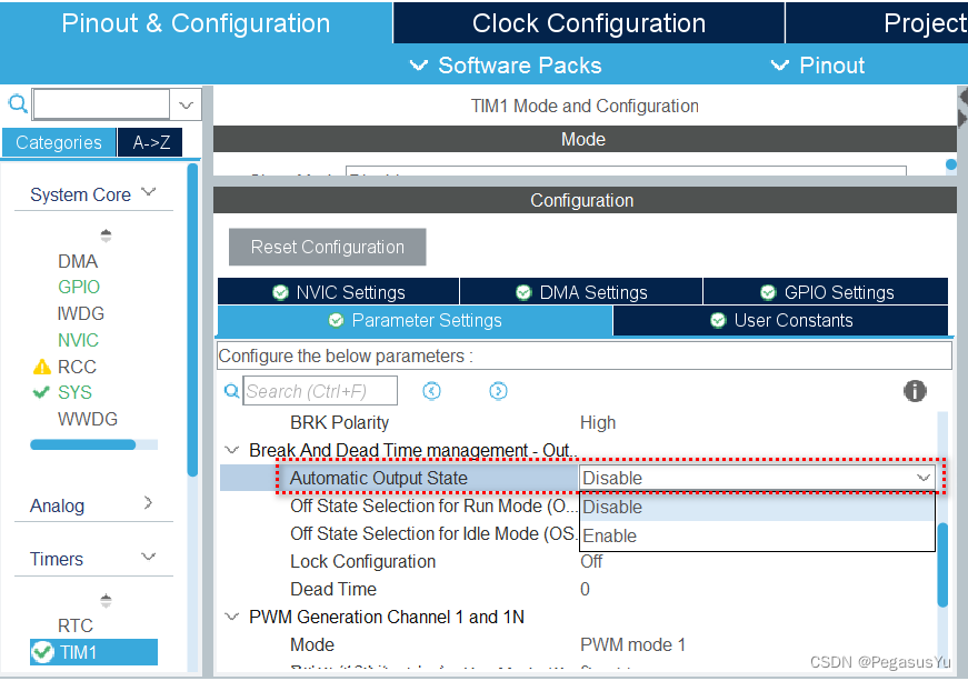STM32 TIM PWM高阶操作：刹车及状态约束_pwm刹车功能-CSDN博客