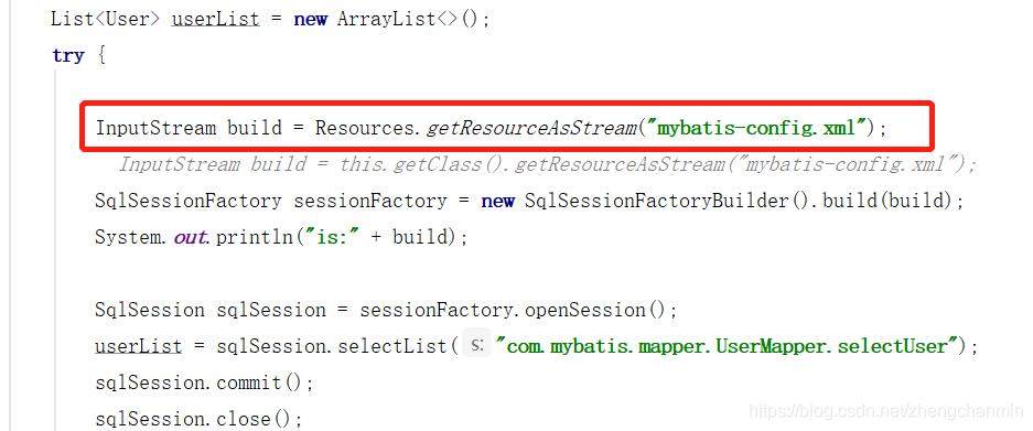 Mybaties加载配置文件遇到的错误Exception in thread "main" java.lang.NullPointerException_mybatis exception ...