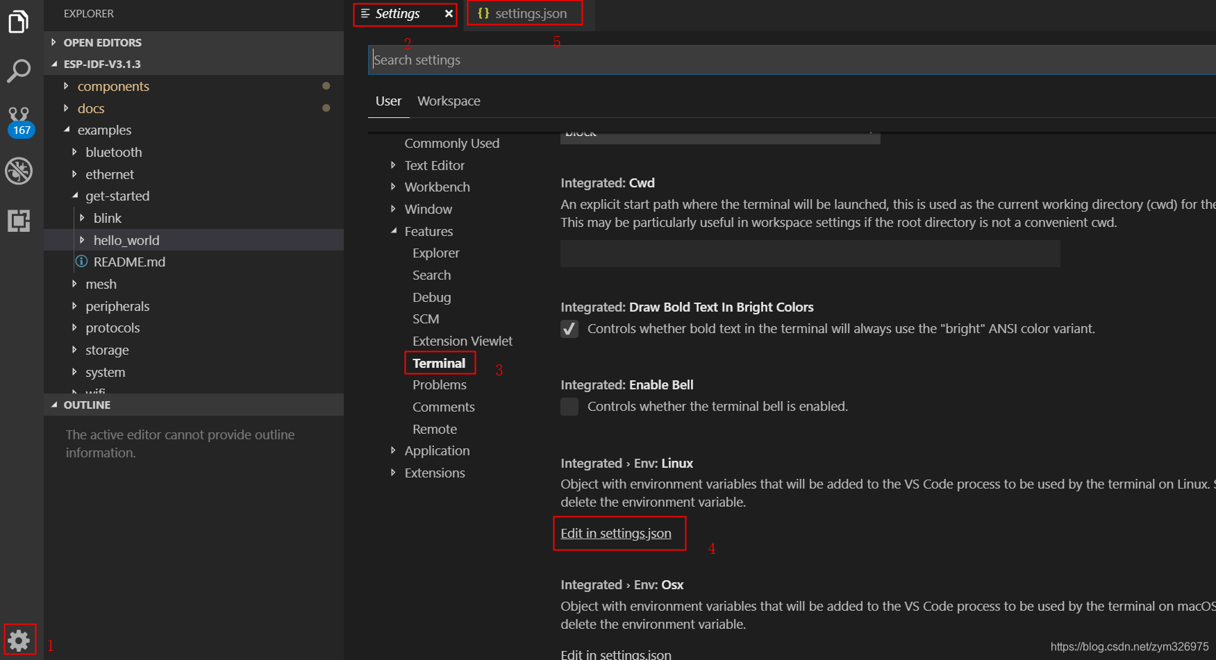ESP32学习笔记之Windows下基于VSCode的ESP32开发环境的搭建_esp32 vscode menuconfig-CSDN博客