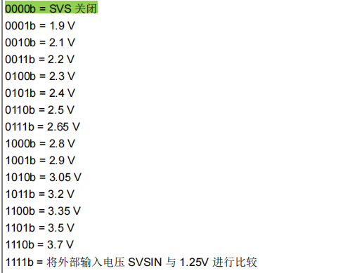 MSP430F2619 --- SVS电源电压监控器_msp430 svs-CSDN博客