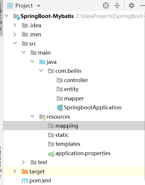 1.SpringBoot整合Mybatis(CRUD的实现)-CSDN博客