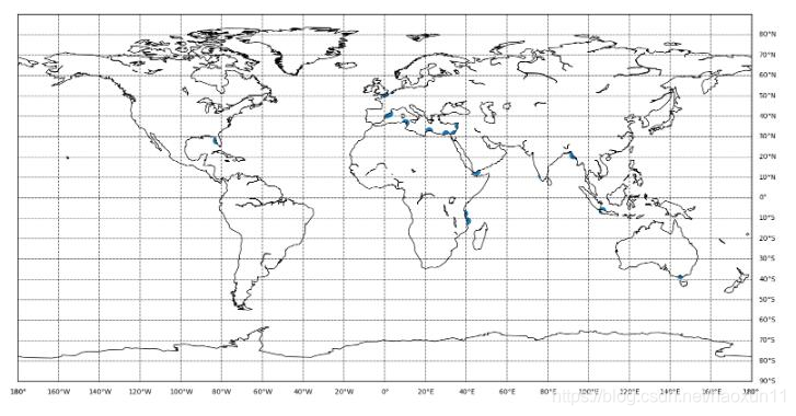 Python 给定的经纬度标注在地图上的实现方法python将经纬度标注在地图上 Csdn博客 5642