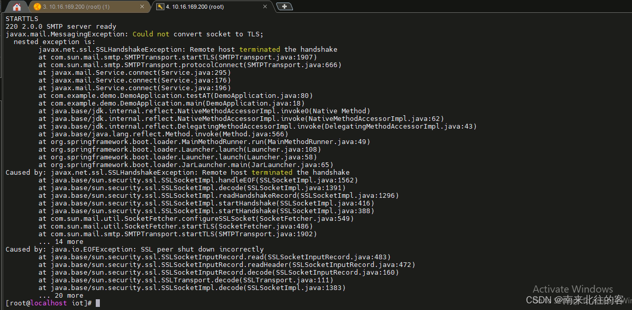 javax.mail.MessagingException: Could not convert socket to TLs；-CSDN博客