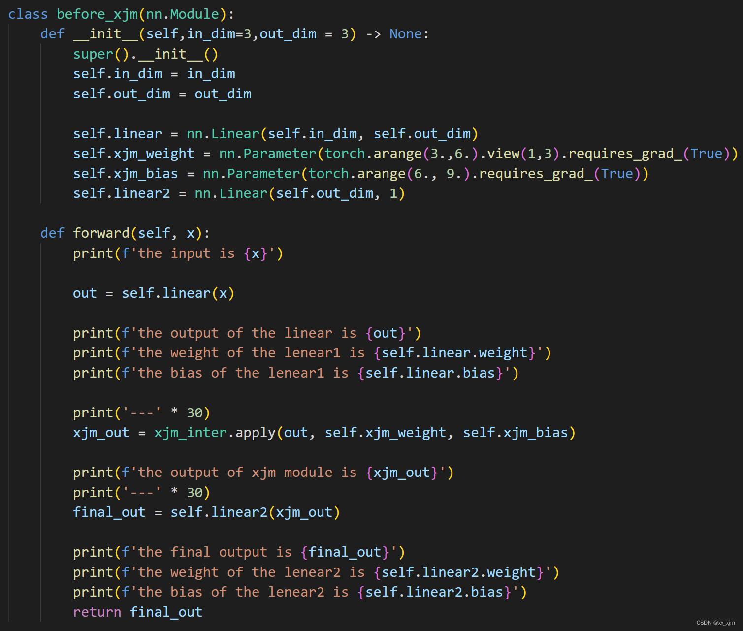 pytorch自定义forward和backward函数_pycharm中重写forward-CSDN博客