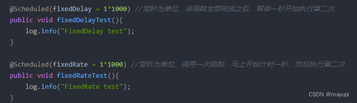 Java定时器 @Scheduled注解的使用_java 定时任务注解-CSDN博客