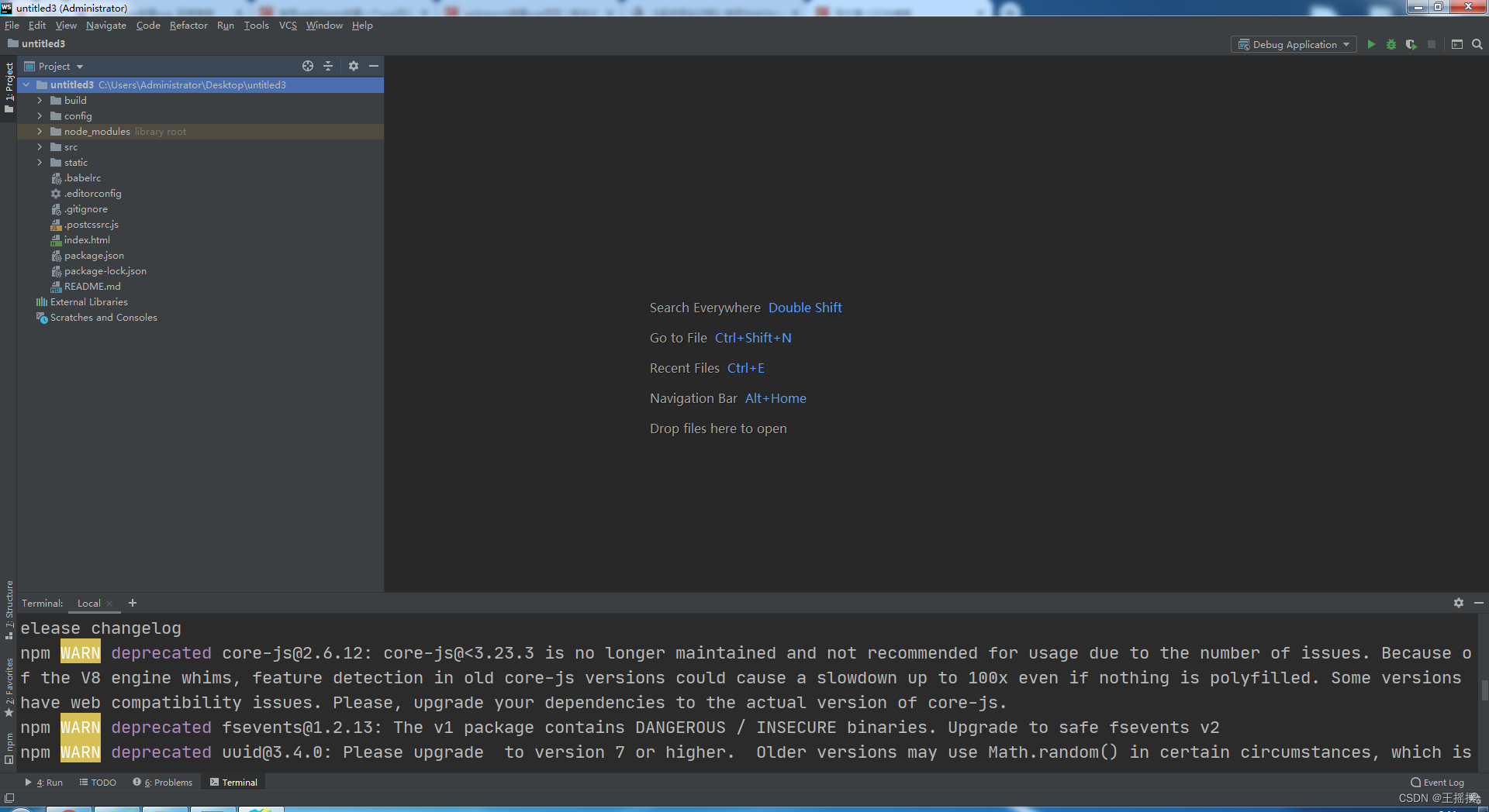使用WebStorm创建VUE项目_webstrom新建vue项目组件2023.2-CSDN博客