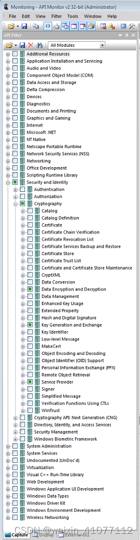 轻松看懂的加解密系列(5)番外篇II：如何监视Windows操作系统上应用程序的API调用_windows怎么监听应用程序打开-CSDN博客