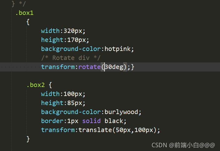 CSS3 2d 转换_transform:rotate(50deg)-CSDN博客