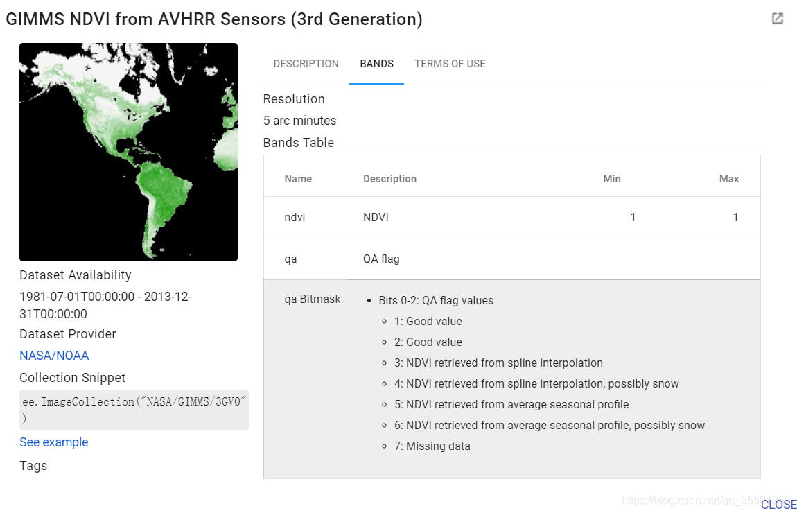 GEE：批量下载NDVI数据，按年最大值合成，GIMMS NDVI from AVHRR Sensors (3rd Generation)_ndvi下载-CSDN博客