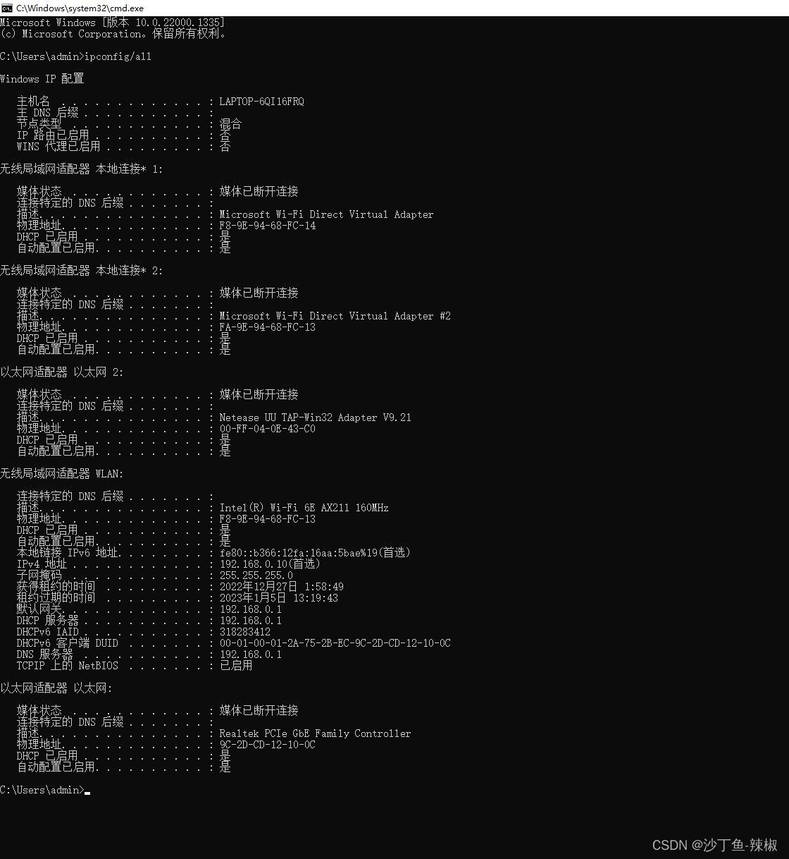 网络诊断基础：ipconfig、ping、tracert与DNS解析实践-CSDN博客