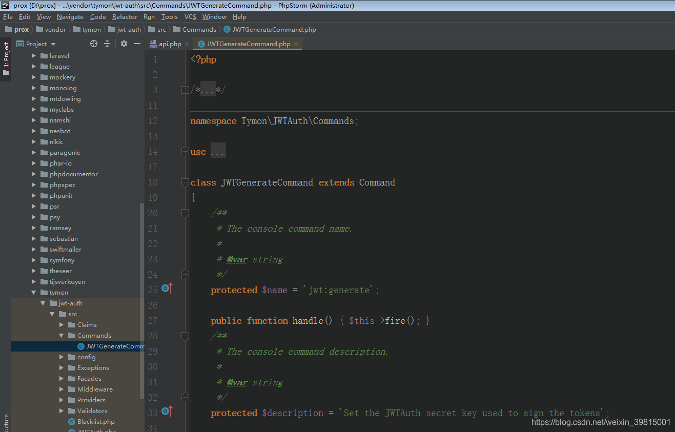 laravel用户认证 JWT-Auth 前后端分离_laravel jwt 前后端分离-CSDN博客