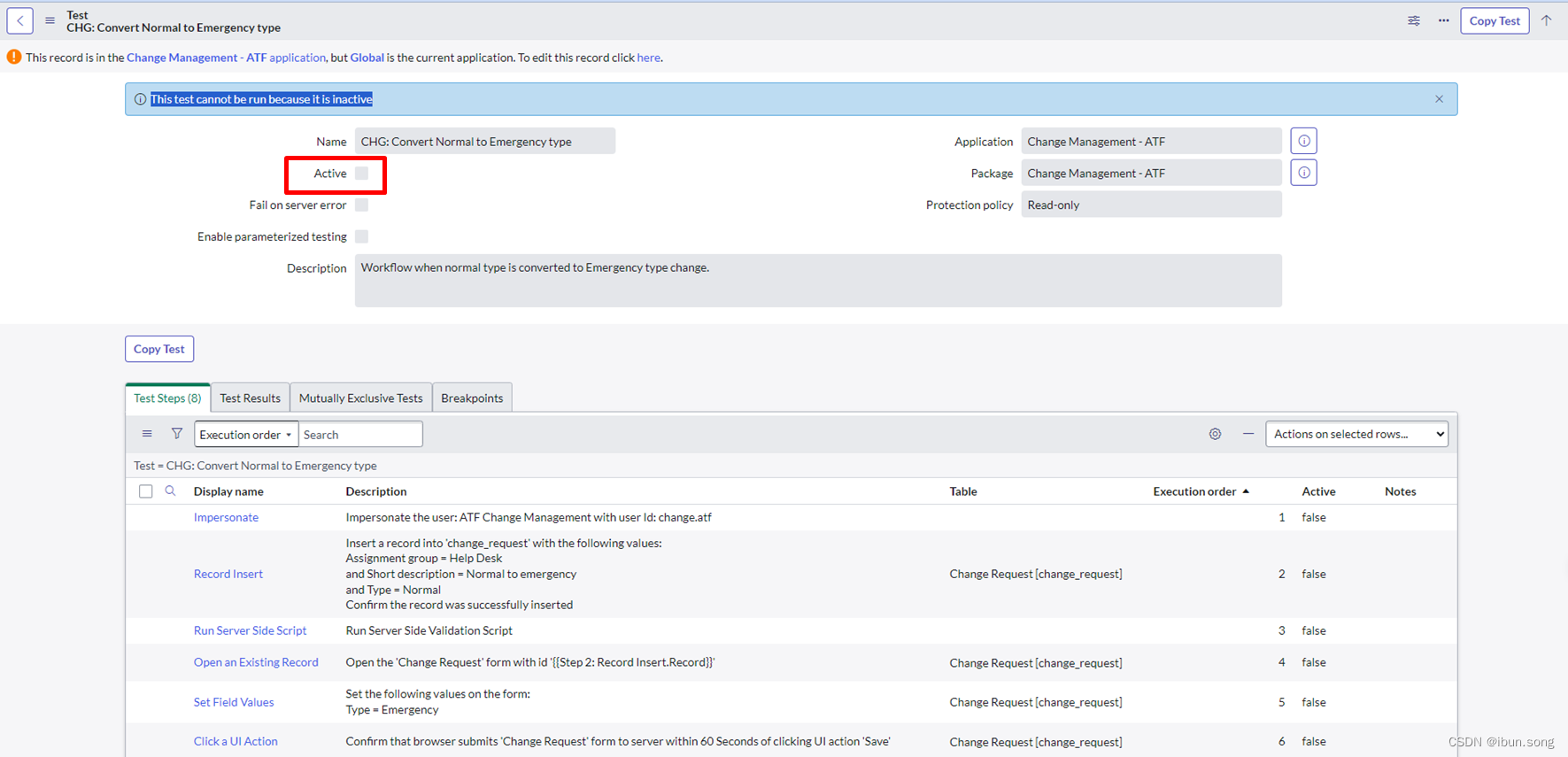 6.3 ServiceNow ATF 复制和配置快速启动测试_servicenow教程-CSDN博客