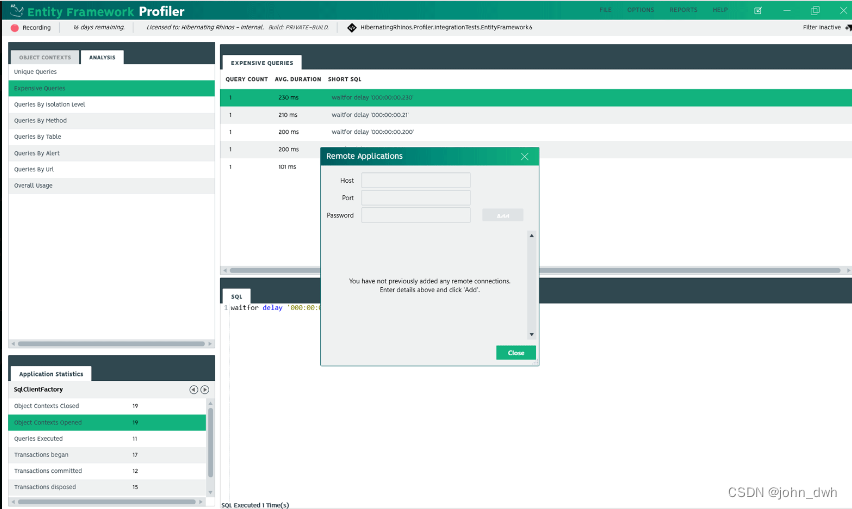 Entity Framework Profiler 6.0加快您的应用程序-CSDN博客